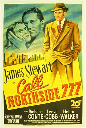Call Northside 777 - Movie Posters Original Movie Poster Collectible Movie Posters