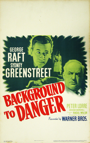 Background to Danger - Movie Posters Original Movie Poster Collectible Movie Posters