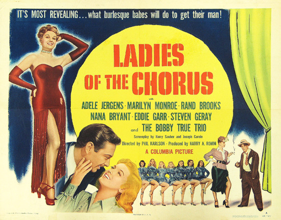 Ladies of the Chorus - Movie Posters Original Movie Poster Collectible ...