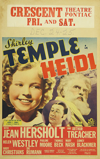 Heidi - Movie Posters Original Movie Poster Collectible Movie Posters