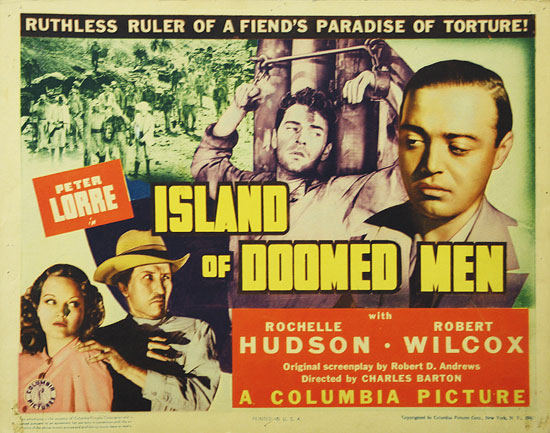 Island of Doomed Men - Movie Posters Original Movie Poster Collectible ...