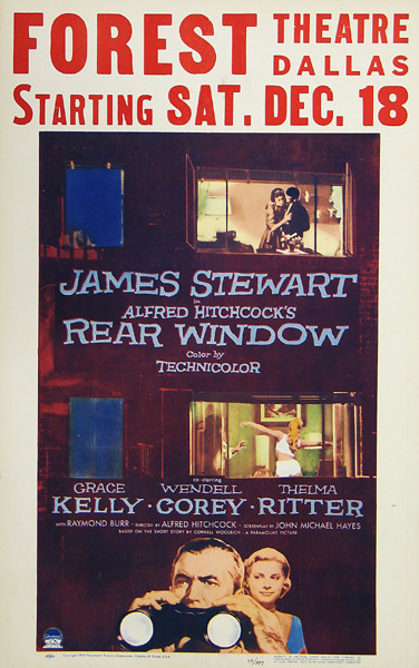 Rear Window - Movie Posters Original Movie Poster Collectible Movie Posters