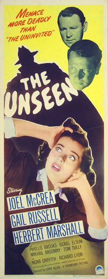 Unseen, The - Movie Posters Original Movie Poster Collectible Movie Posters