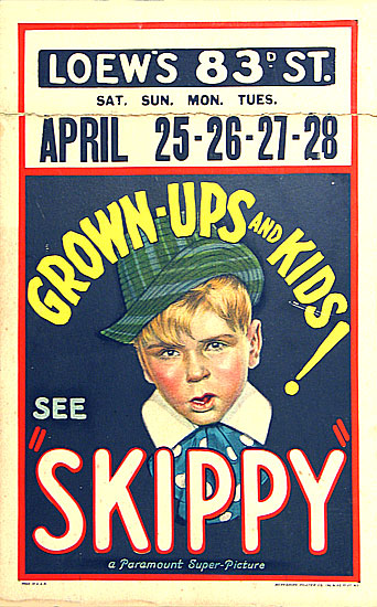 Skippy - Movie Posters Original Movie Poster Collectible Movie Posters