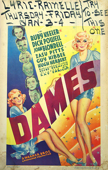 Dames - Movie Posters Original Movie Poster Collectible Movie Posters