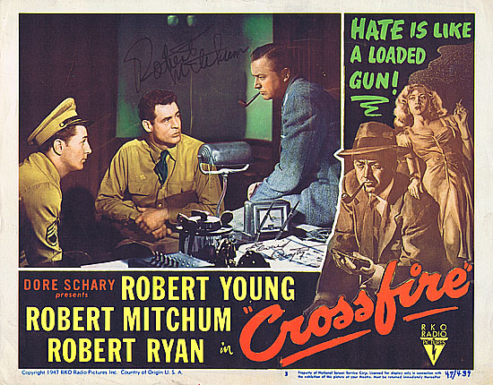 Crossfire (Signed) - Movie Posters Original Movie Poster Collectible ...