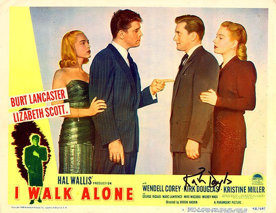 I Walk Alone (Signed) - Movie Posters Original Movie Poster Collectible ...