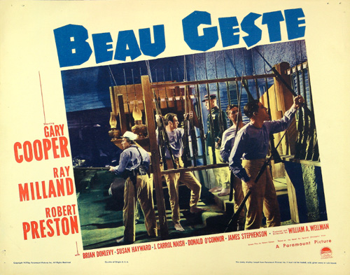 Beau Geste - Movie Posters Original Movie Poster Collectible Movie Posters
