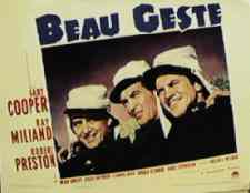 Beau Geste - Movie Posters Original Movie Poster Collectible Movie Posters