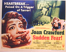 Sudden Fear - Movie Posters Original Movie Poster Collectible Movie Posters