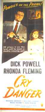 Cry Danger - Movie Posters Original Movie Poster Collectible Movie Posters