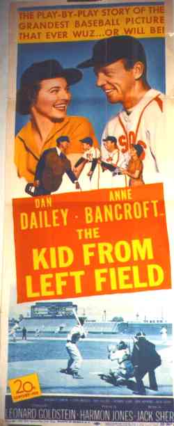 Kid From Left Field, The - Movie Posters Original Movie Poster ...