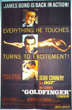 Goldfinger - Movie Posters Original Movie Poster Collectible Movie Posters