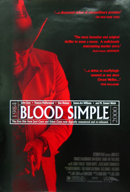 Blood Simple - Movie Posters Original Movie Poster Collectible Movie ...