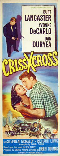 Criss Cross - Movie Posters Original Movie Poster Collectible Movie Posters