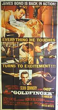 Goldfinger - Movie Posters Original Movie Poster Collectible Movie Posters