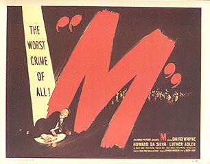 M - Movie Posters Original Movie Poster Collectible Movie Posters