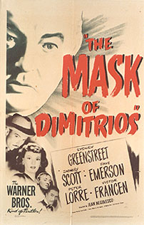 Mask of Dimitrios, The - Movie Posters Original Movie Poster ...
