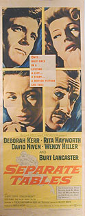 Separate Tables - Movie Posters Original Movie Poster Collectible Movie Posters