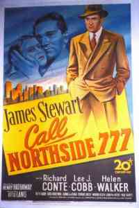 Call Northside 777 - Movie Posters Original Movie Poster Collectible Movie Posters