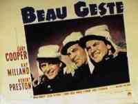 Beau Geste - Movie Posters Original Movie Poster Collectible Movie Posters
