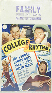 College Rhythm - Movie Posters Original Movie Poster Collectible Movie ...