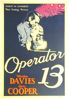 Operator 13 - Movie Posters Original Movie Poster Collectible Movie Posters