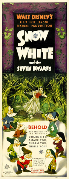 Snow White and the Seven Dwarfs - Movie Posters Original Movie Poster ...