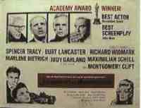 Judgment At Nuremberg - Movie Posters Original Movie Poster Collectible ...