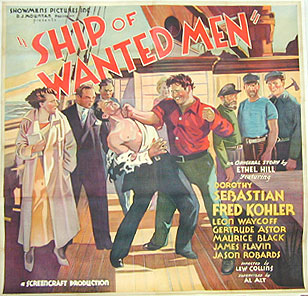 Ship of Wanted Men - Movie Posters Original Movie Poster Collectible ...