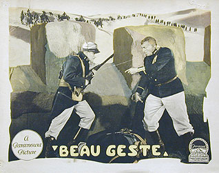 Beau Geste - Movie Posters Original Movie Poster Collectible Movie Posters