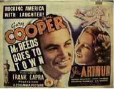 Mr. Deeds Goes To Town - Movie Posters Original Movie Poster ...