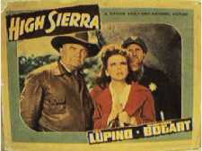 High Sierra - Movie Posters Original Movie Poster Collectible Movie Posters